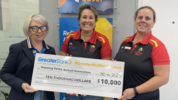 Manning Valley Netball Association receives boost from Greater Bank ...